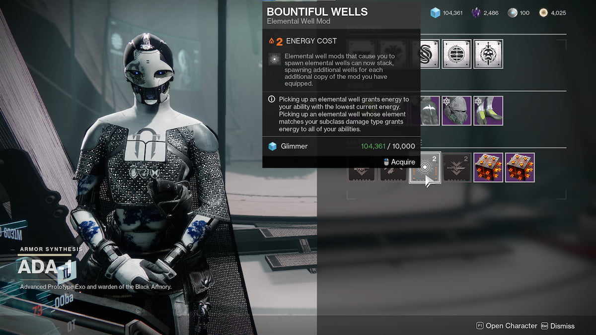 How to get the Bountiful Wells mod in Destiny 2 - Gamepur