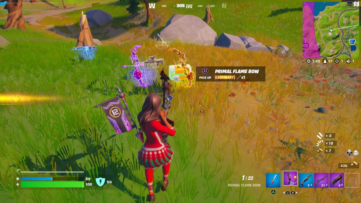 Where to find a Primal Flame Bow in Fortnite Chapter 3 Season 3 - Gamepur