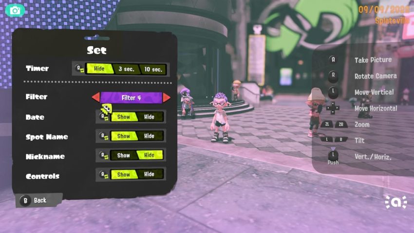 How to take a picture in photo mode in Splatoon 3 - Gamepur