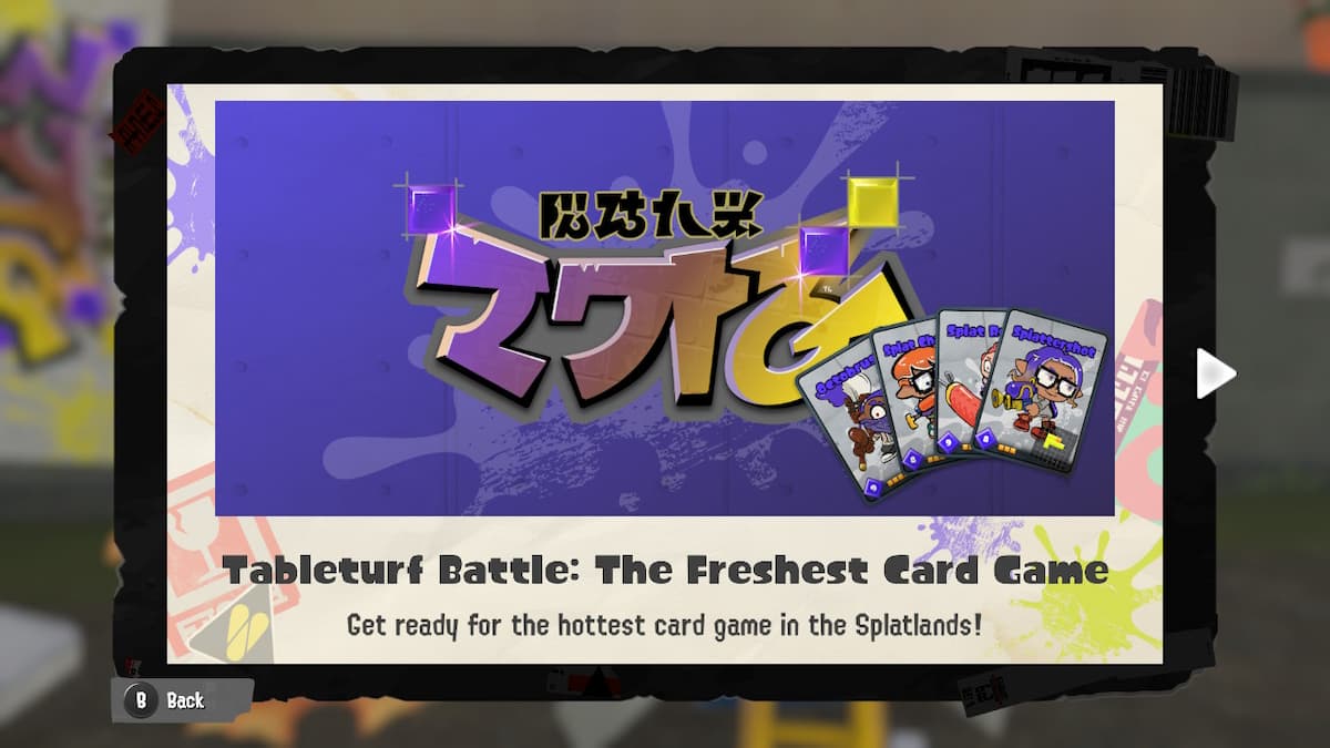 Where to find Tableturf Battle mode in Splatoon 3 - Gamepur
