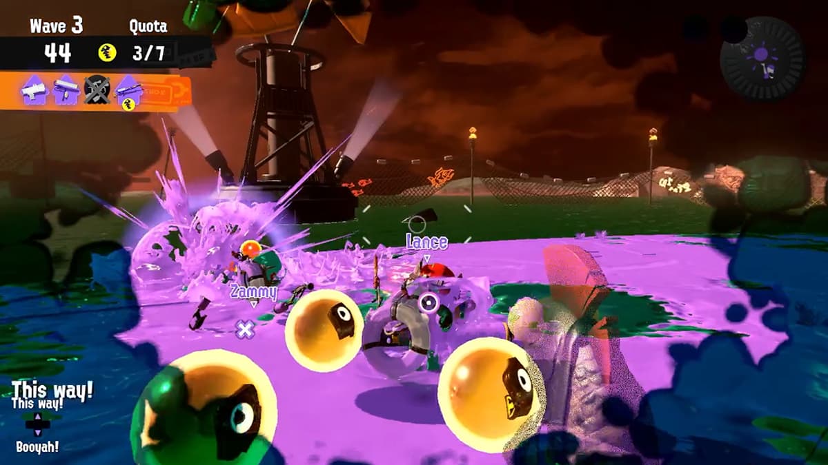 How to revive teammates in Splatoon 3 Salmon Run - Gamepur