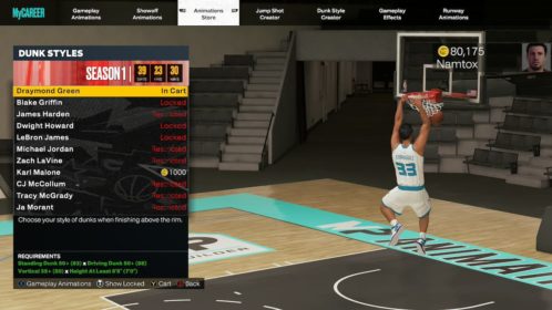 All Contact Dunk requirements in NBA 2K23 - Pro, Elite, Bigman, and ...