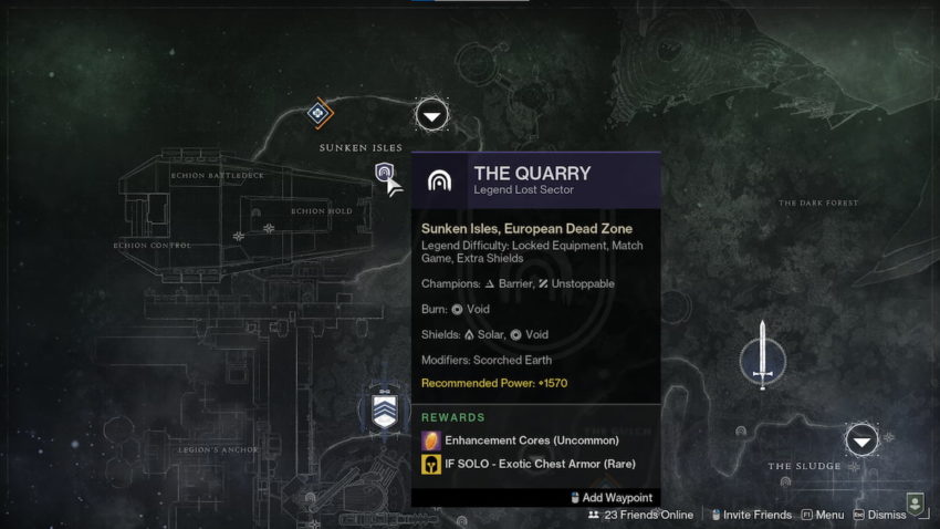 What is today's Legends and Master Lost Sector in Destiny 2? – October ...