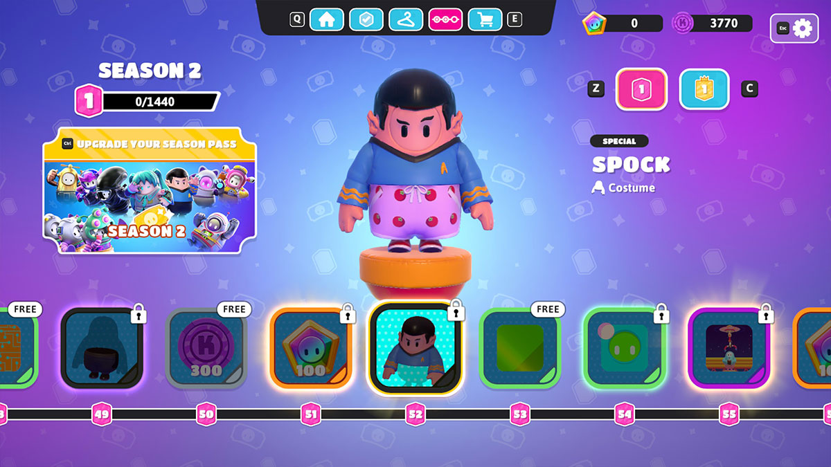 How to get the Spock skin in Fall Guys - Gamepur