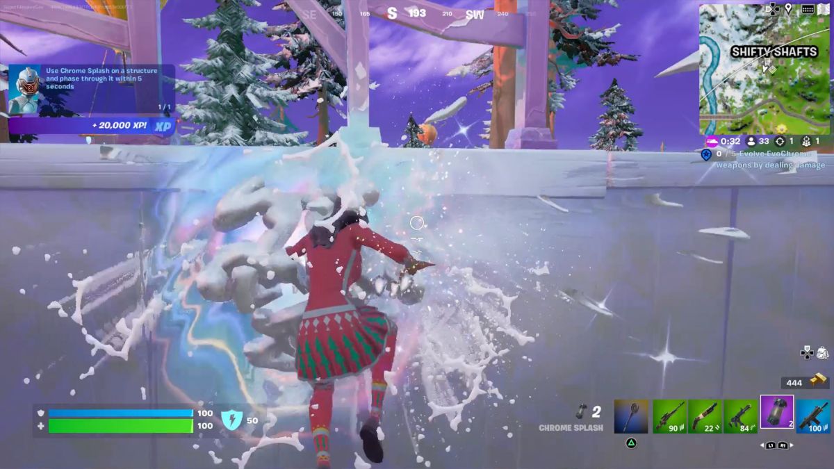 Where to find a Chrome Splash in Fortnite Chapter 3 Season 4, and how ...