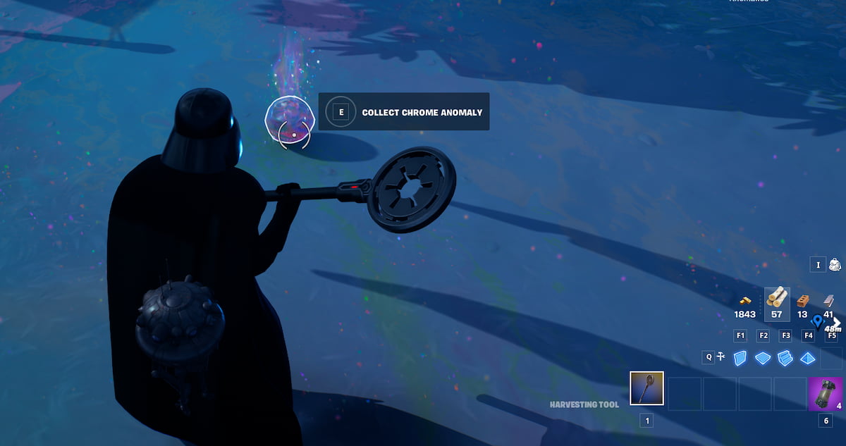 How to destroy Chrome objects and collect Chrome Anomalies in Fortnite ...