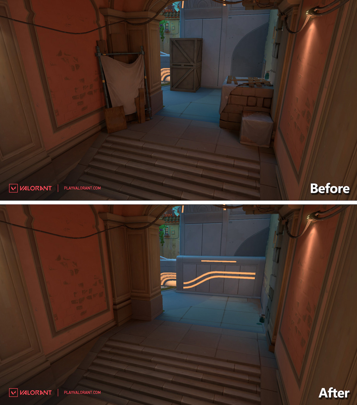 All changes to the updated Pearl map in Valorant - Gamepur