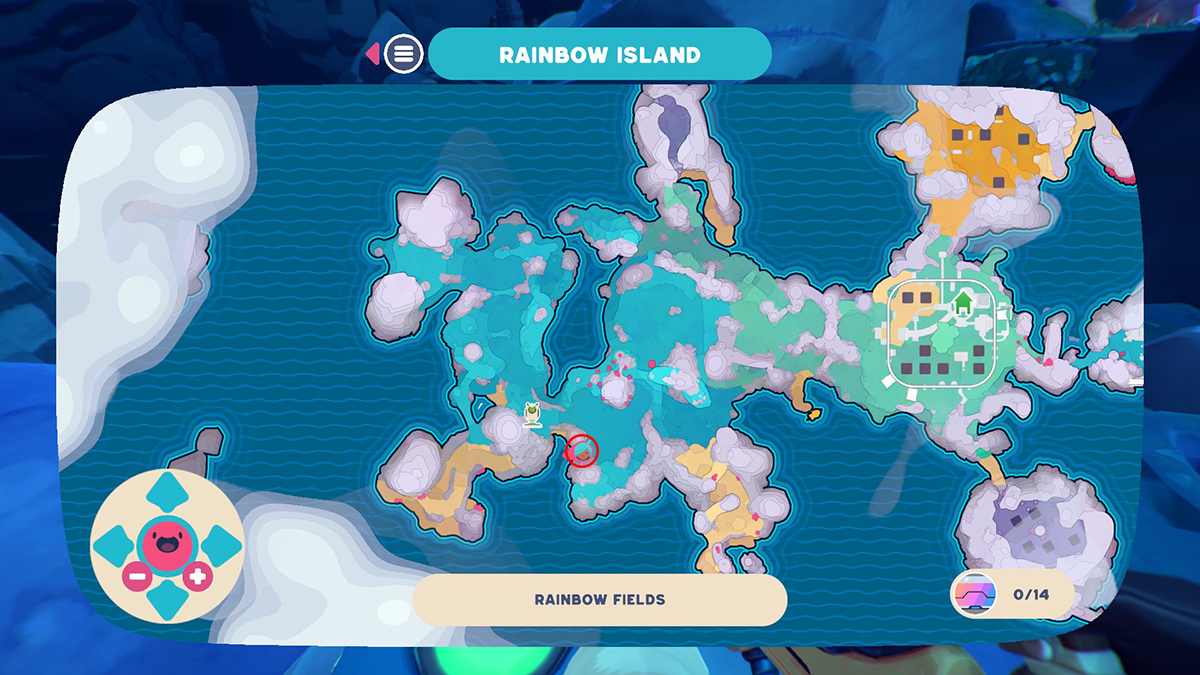 All Rainbow Fields Map Data Node locations in Slime Rancher 2 - Gamepur