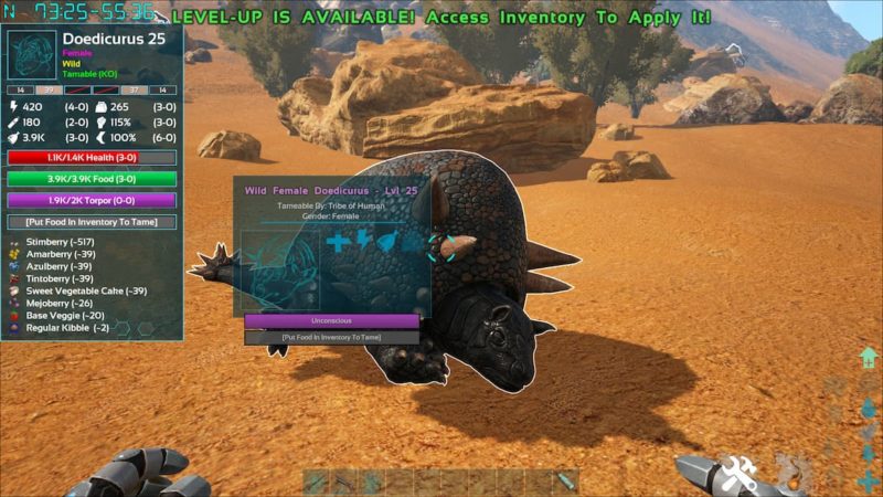 How to tame a Doedicurus in Ark: Survival Evolved - Gamepur