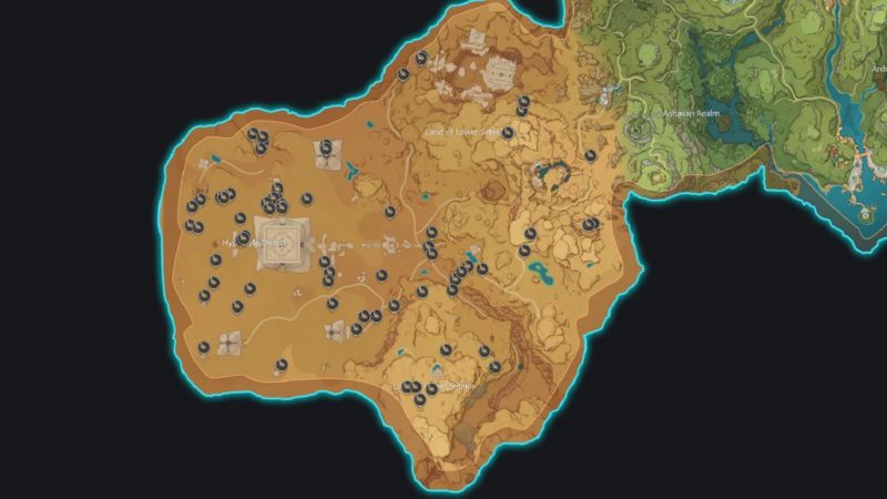 All Scarab locations in Genshin Impact - Gamepur