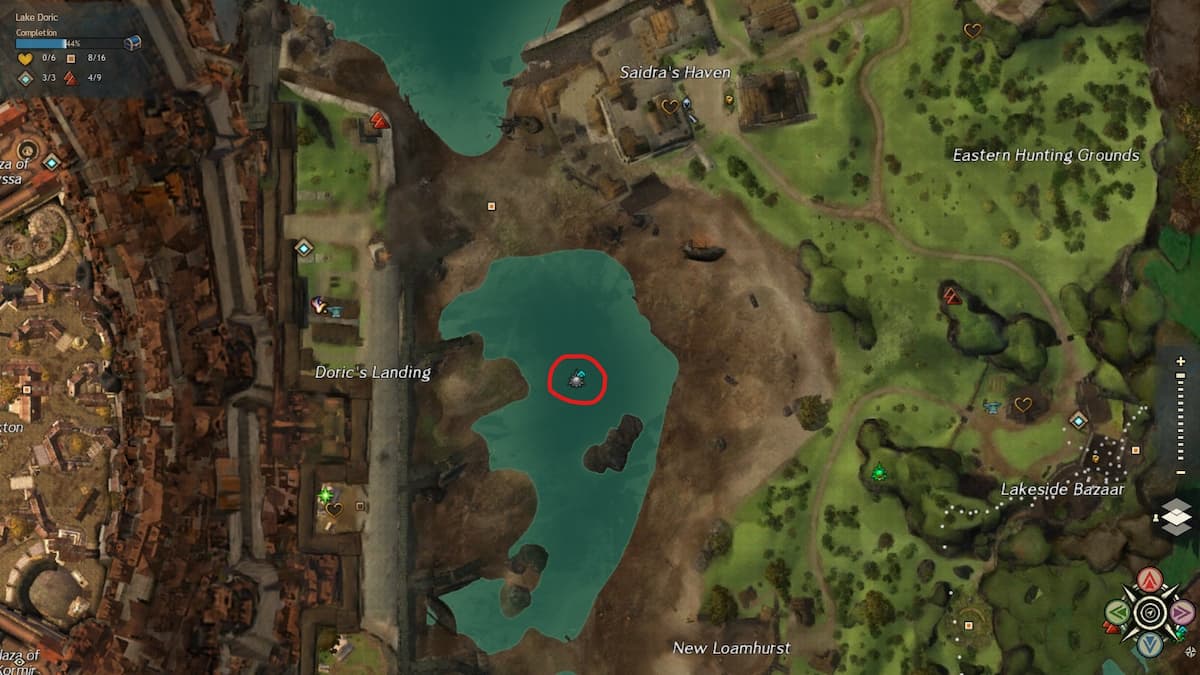 All Mastery Insight Points in Lake Doric in Guild Wars 2 - Gamepur