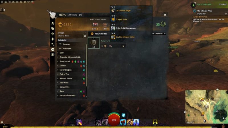 How to complete the Return to Draconis Mons Achievement in Guild Wars 2 - Gamepur
