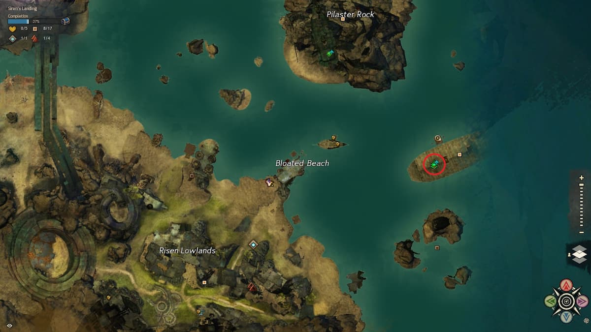 All Mastery Insight Points in Siren's Landing in Guild Wars 2 - Gamepur