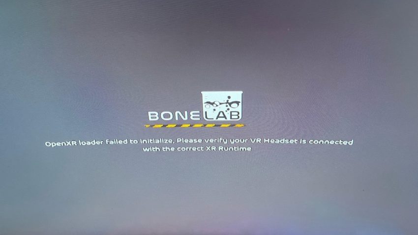 How to fix the OpenXR error in Bonelab - Gamepur