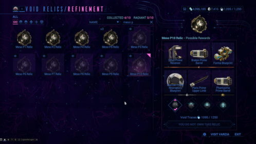 How to get every Phantasma Prime Relic in Warframe - Gamepur