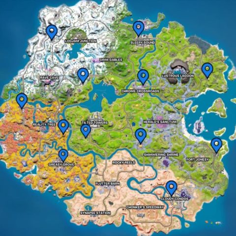 Where to open a Holo-Chest with a key at a gas station in Fortnite ...