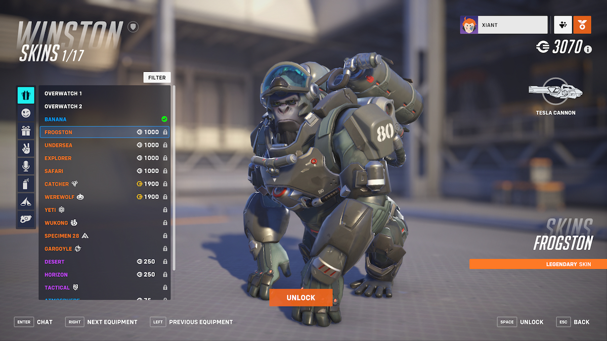Every Winston skin in Overwatch 2, and how to get them - Gamepur