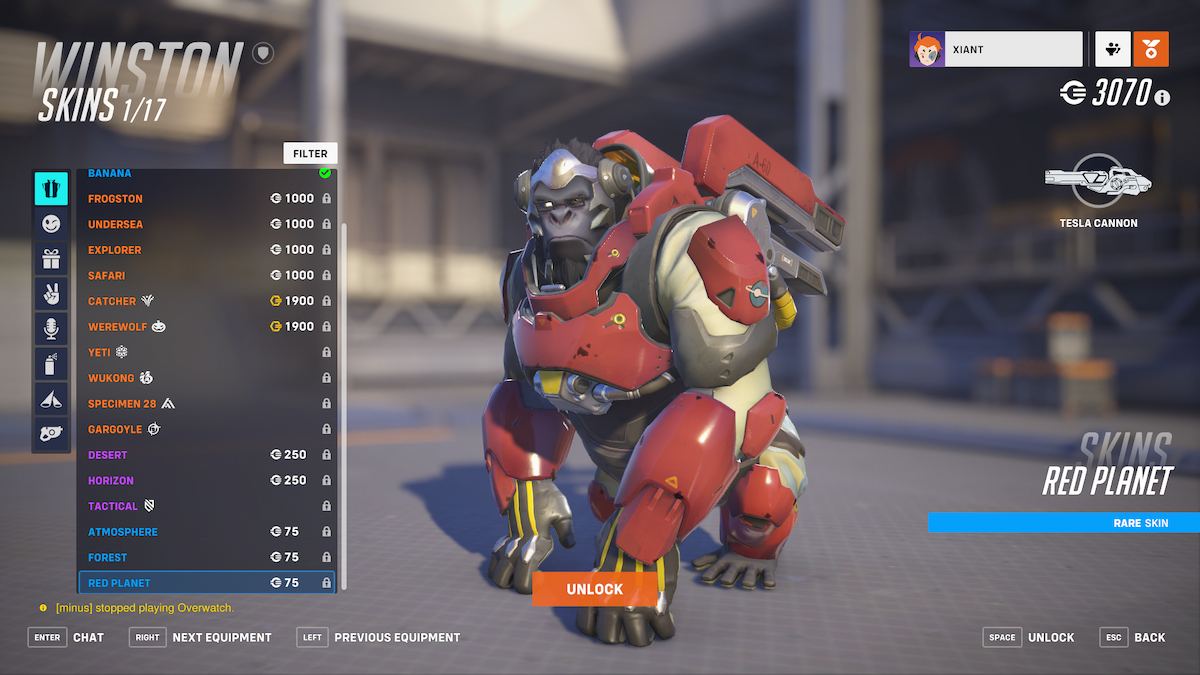Every Winston skin in Overwatch 2, and how to get them - Gamepur