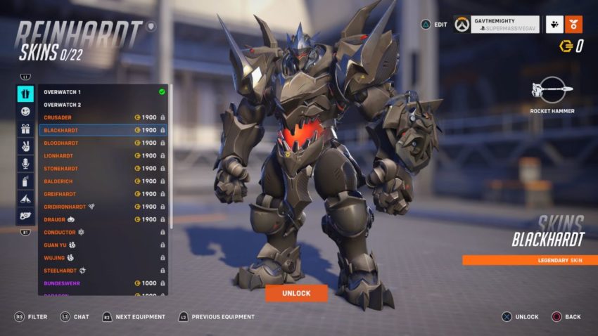 Every legendary Reinhardt skin in Overwatch 2 - Gamepur