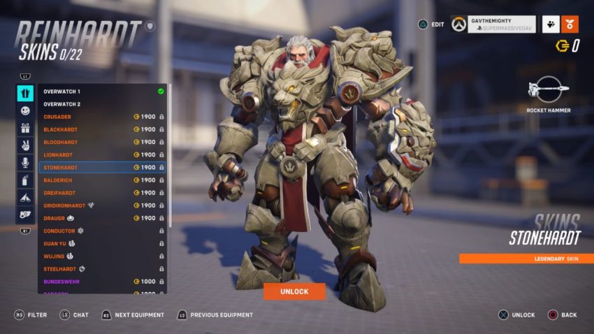 Every legendary Reinhardt skin in Overwatch 2 - Gamepur