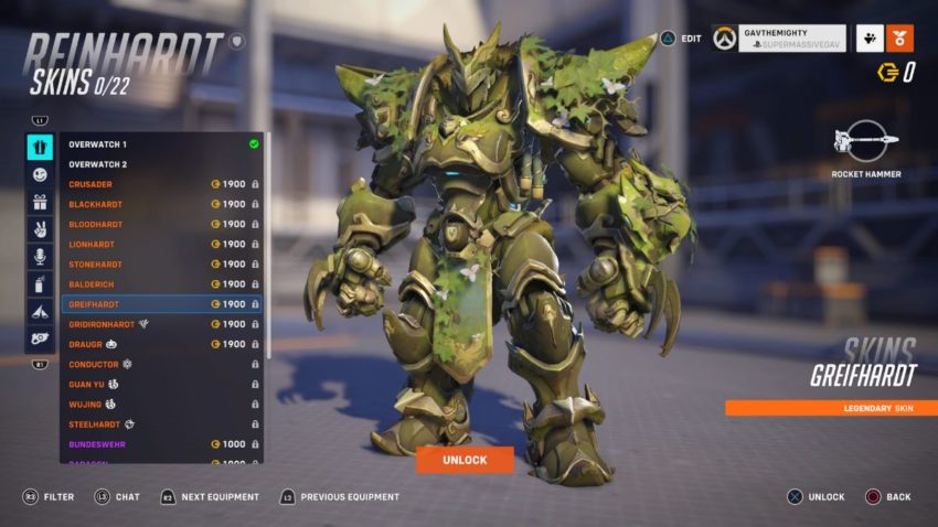 Every legendary Reinhardt skin in Overwatch 2 - Gamepur