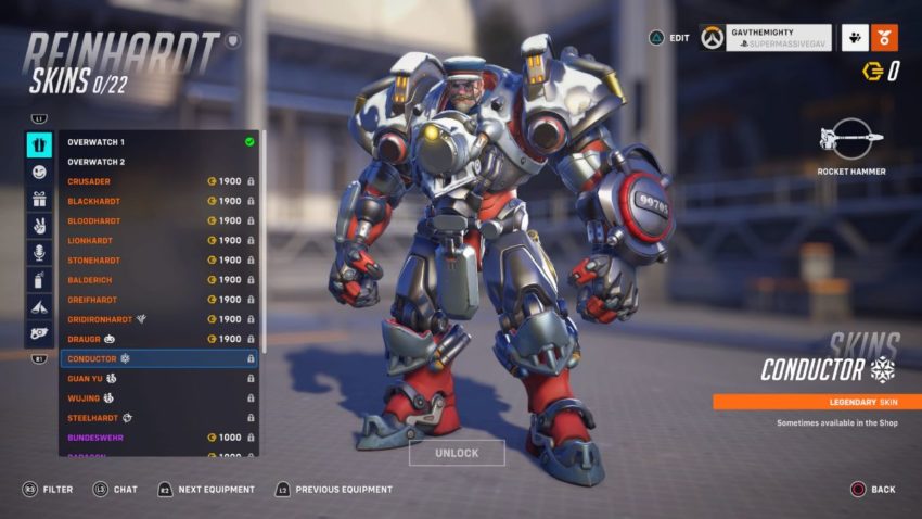 Every legendary Reinhardt skin in Overwatch 2 - Gamepur