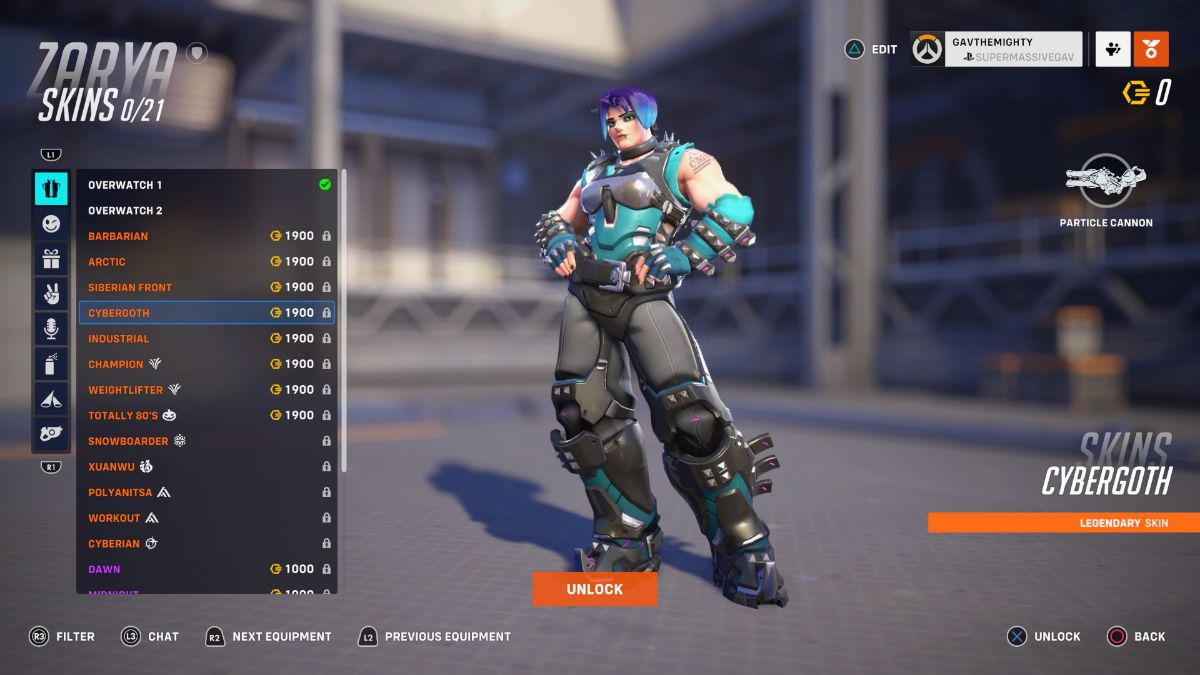 Все легендарные скины Зари в Overwatch 2 - NexusMoD.RU