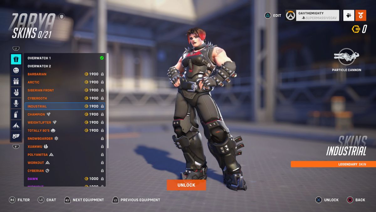 Every legendary Zarya skin in Overwatch 2 - Gamepur