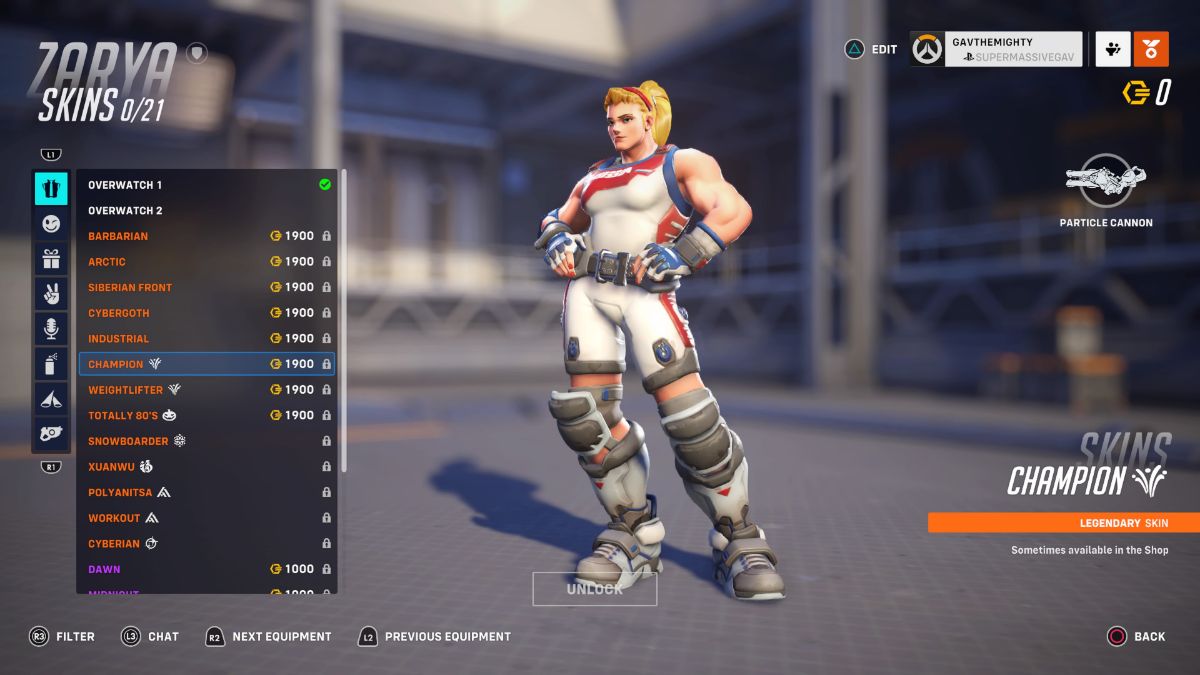 Every legendary Zarya skin in Overwatch 2 - Gamepur