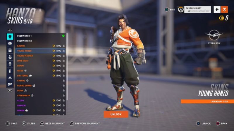 Every legendary Hanzo skin in Overwatch 2 - Gamepur