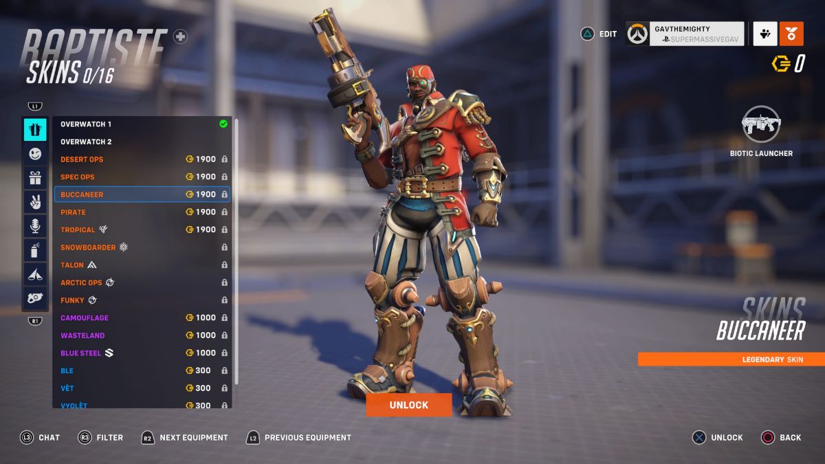 Every legendary Baptiste skin in Overwatch 2 - Gamepur