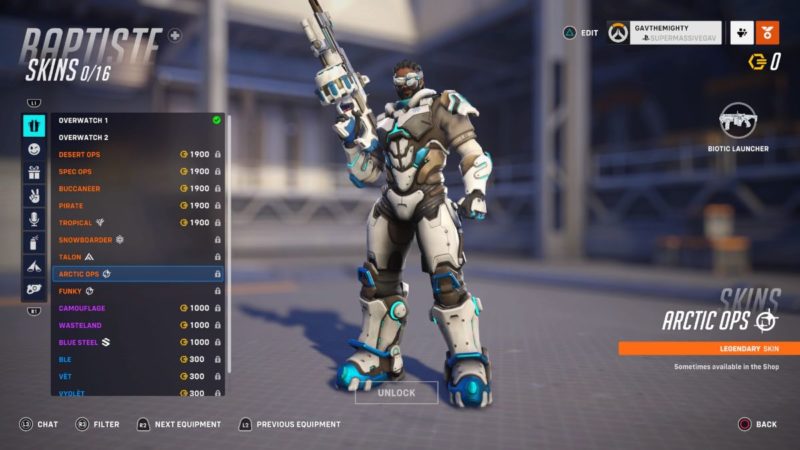 Every legendary Baptiste skin in Overwatch 2 - Gamepur