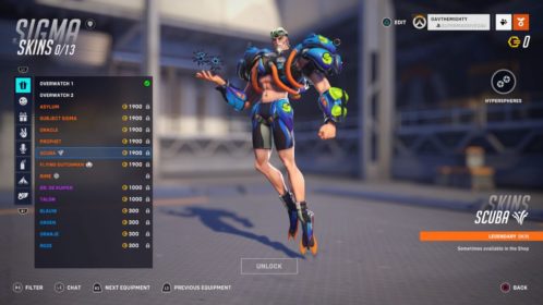 Every legendary Sigma skin in Overwatch 2 - Gamepur