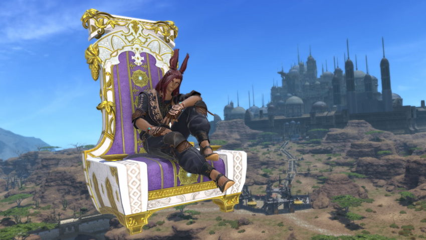 How to get the Sil'dihn Throne mount in Final Fantasy XIV - Gamepur
