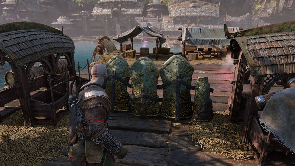 How to destroy green metal in God of War Ragnarok - Gamepur