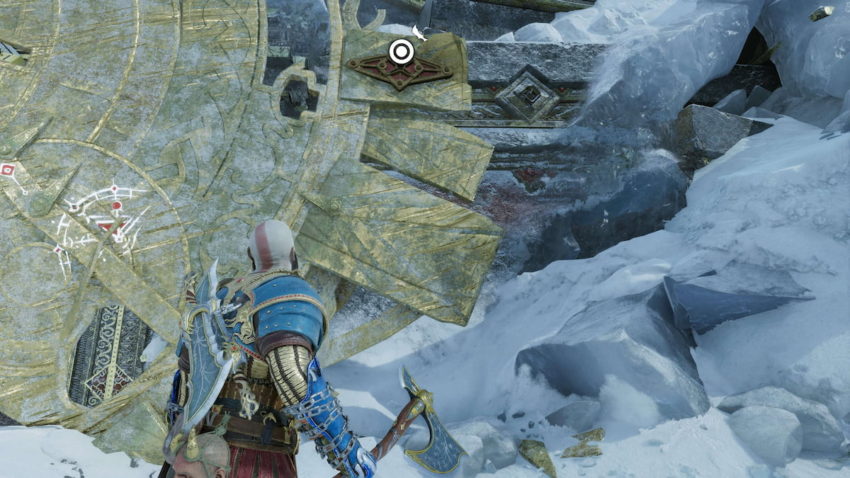 How to move the shield at The Lost Treasury entrance in God of War ...