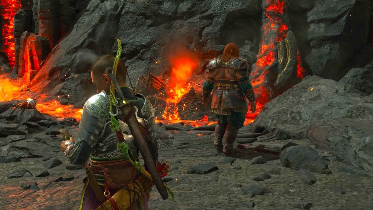 What is the undiscovered collectible in Burning Cliffs in Muspelheim in ...